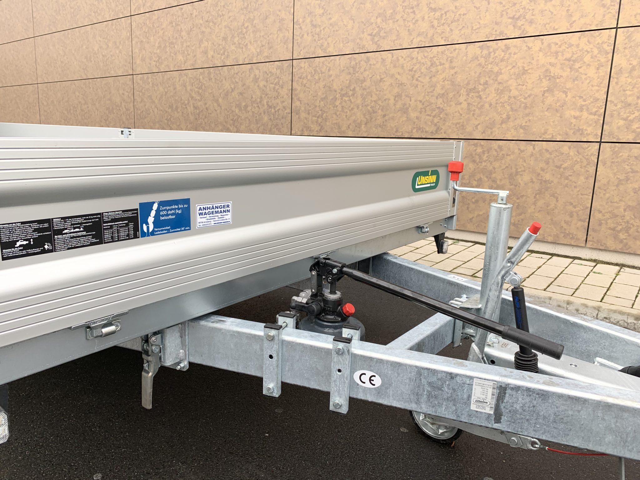 Unsinn PKL UM 4220-35-13 Kipp 3500 kg 546x204x35 cm - Anhänger Wagemann